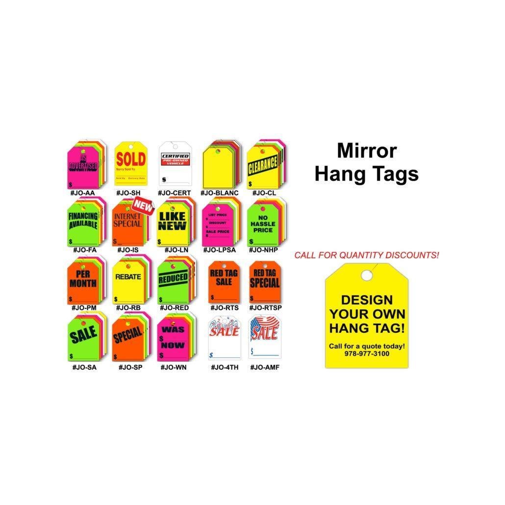 Poly Stock Tag/Poly Key Tag-Box – Car dealer supplies | Peabody ...